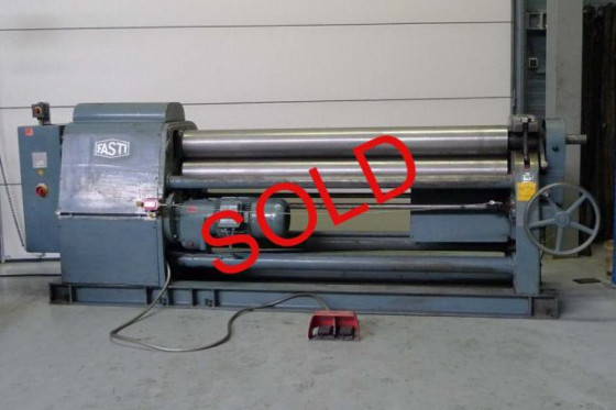 3 roll platebender fasti electric 3 roll plate bender used | Mach4Metal