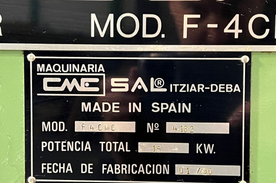 CME - F4 CMC Milling machine used | Mach4Metal
