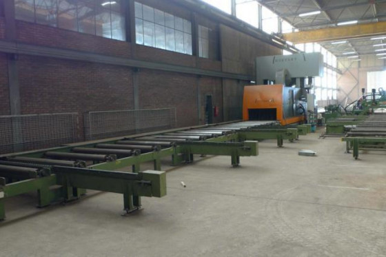 GIETART - Shot blasting line / Sandstrahlanlage Other metal cutting ...