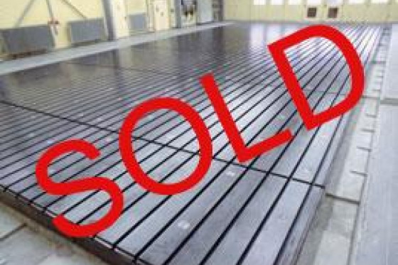 Floorplate T slotted bed plate used | Mach4Metal