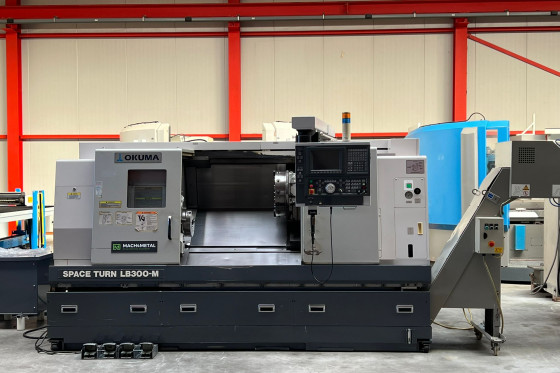 Okuma - LB 300 M CNC Lathe with c-axis used | Mach4Metal