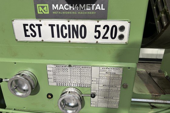 EST TICINO - ET BM 520 x 3000 Sliding bed lathe used | Mach4Metal