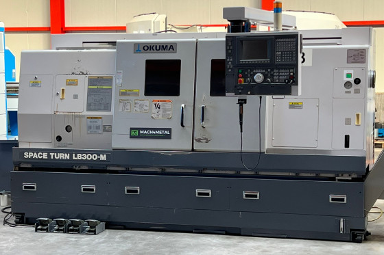 Okuma - LB 300 M CNC Lathe with c-axis used | Mach4Metal