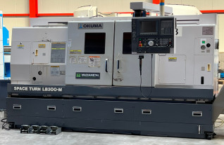 Okuma - LB 300 M CNC Lathe with c-axis used | Mach4Metal