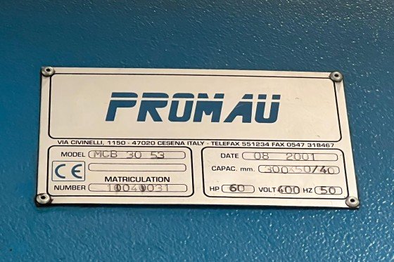 Davi Promau - MCB 3053 4 roll plate bender used | Mach4Metal