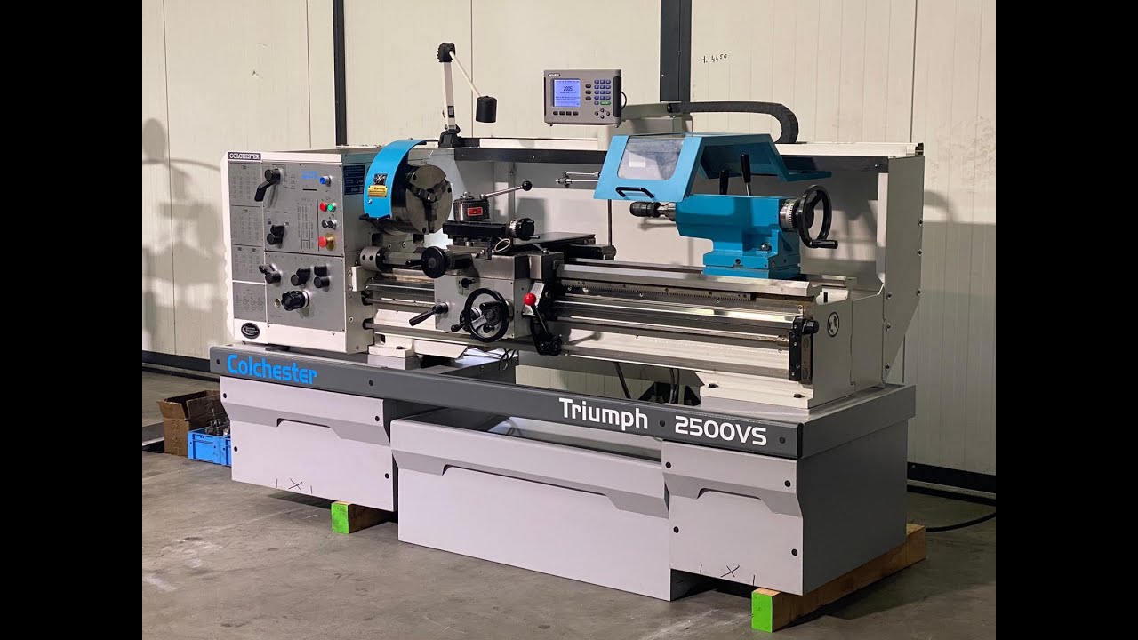 COLCHESTER - Triumph VS CNC lathe used | Mach4Metal