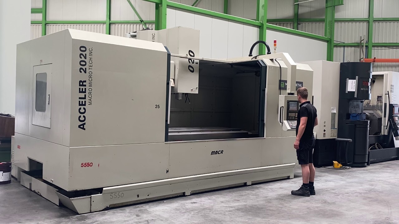 MACR - Acceler 2020 3-axis CNC machine (VMC) used | Mach4Metal