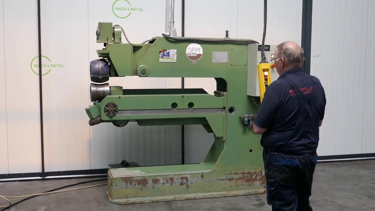 SEPI SOUDAGE - SDT Flanging and dishing machine used | Mach4Metal