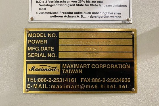 Maximart - 3VS Milling machine used | Mach4Metal