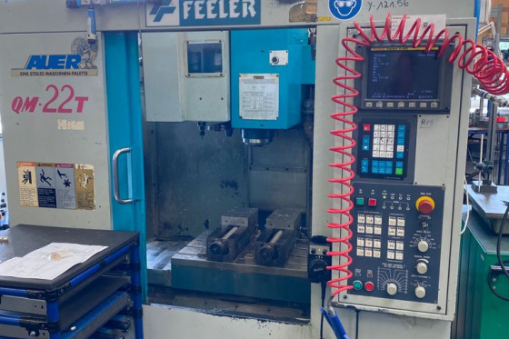 Feeler - QM 22 T 3-axis CNC machine (VMC) used | Mach4Metal