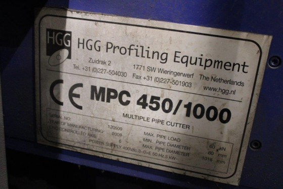 HGG - MPC 450 - 1000 Plasma cutting table used | Mach4Metal