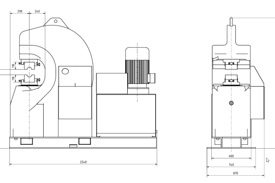SAHM SPLICE - 007 - 17 Hydraulic press used | Mach4Metal