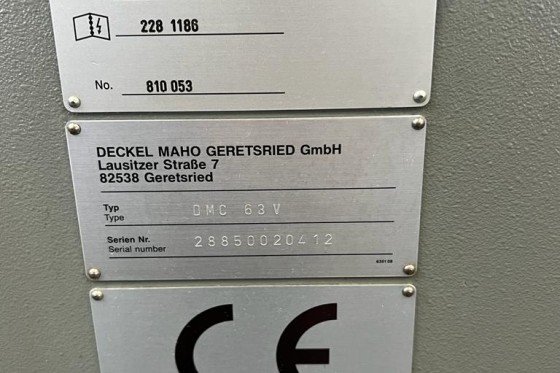 DECKEL MAHO - DMC 63V 3-axis CNC machine (VMC) used | Mach4Metal