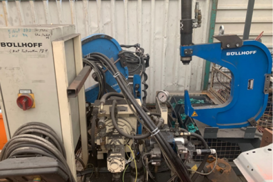 Bollhof - Clinch Trimming and bearding machine used | Mach4Metal