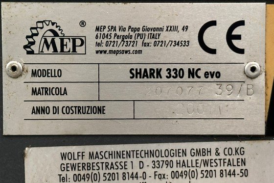 Mepp - SHARK 330 NC evo Band saw used | Mach4Metal