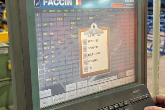 FACCIN - 4HEL 6144 4 roll plate bender used | Mach4Metal