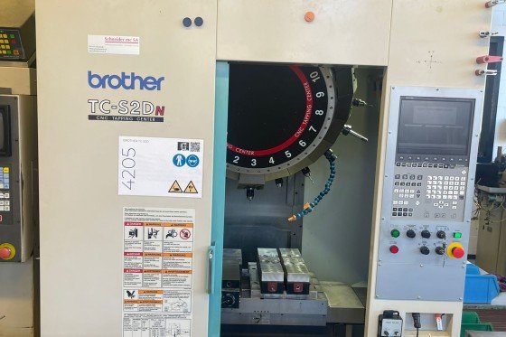 Brother TC S2DN 3 axis CNC machine VMC used Mach4Metal