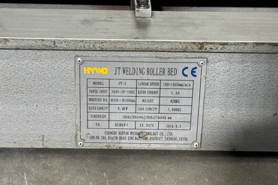 HYWO - JT-5 Welding positioner used | Mach4Metal