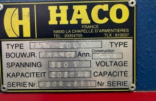 HACO - TSX 2006 Guillotine used | Mach4Metal
