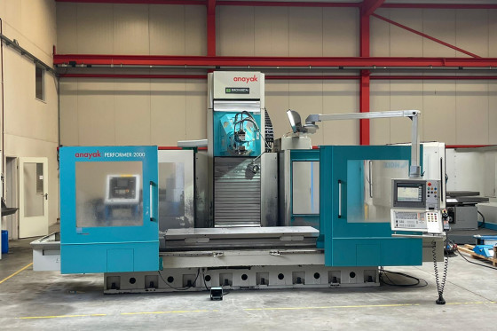 ANAYAK - PERFORMER 2000 Bed type milling machine used | Mach4Metal