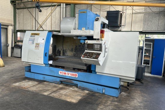YCM Supermax - V-188B 3-axis CNC machine (VMC) used | Mach4Metal