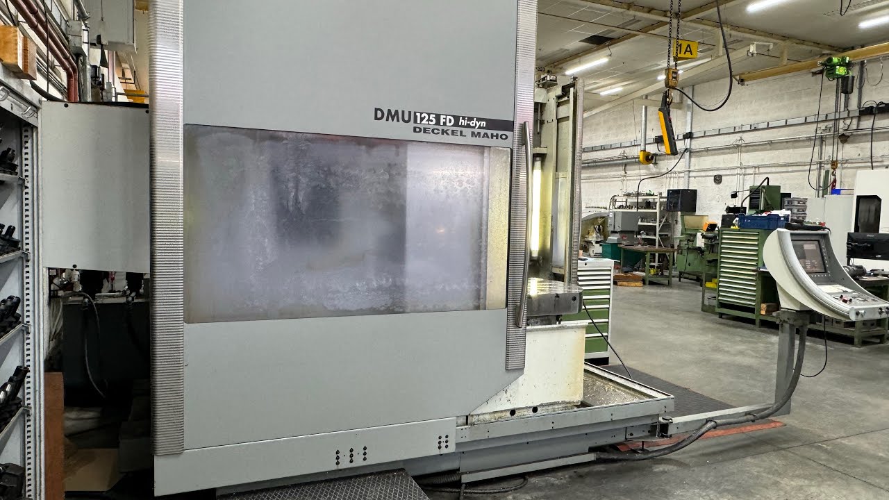 DMG MORI - DMU 125 FD hi-dyn 5-axis CNC machine (VMC) used | Mach4Metal