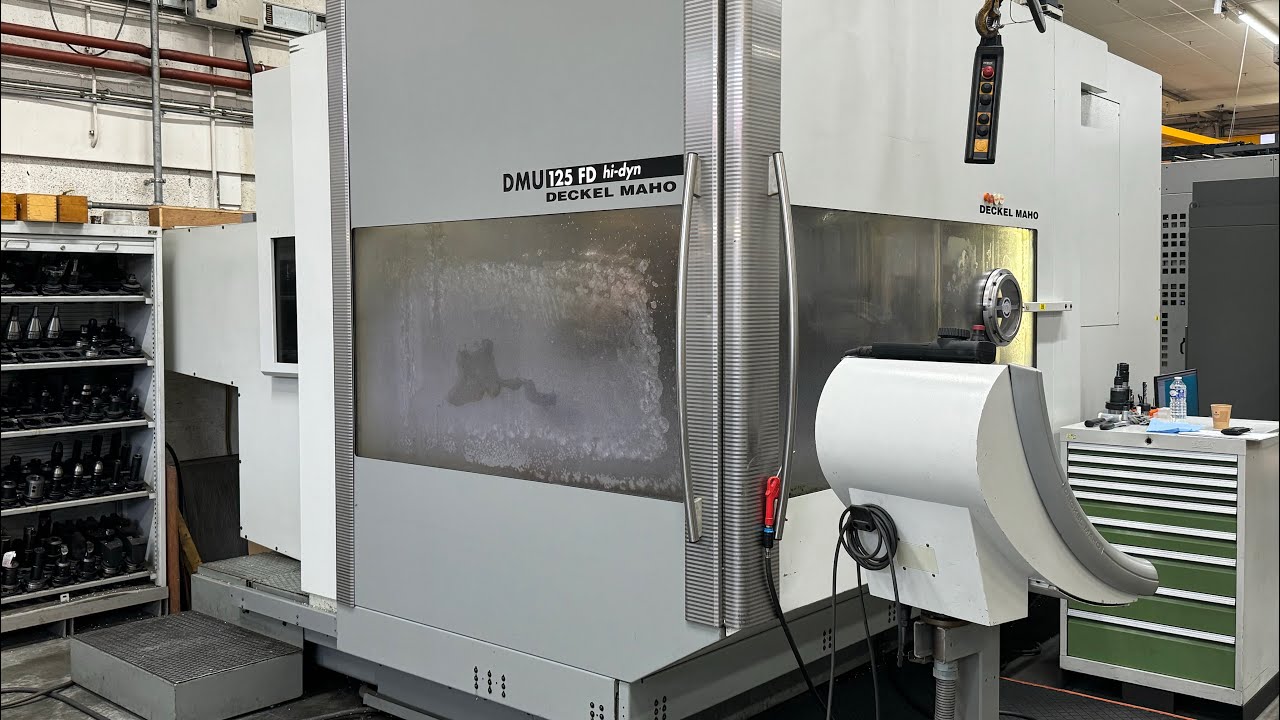 DMG MORI - DMU 125 FD hi-dyn 5-axis CNC machine (VMC) used | Mach4Metal