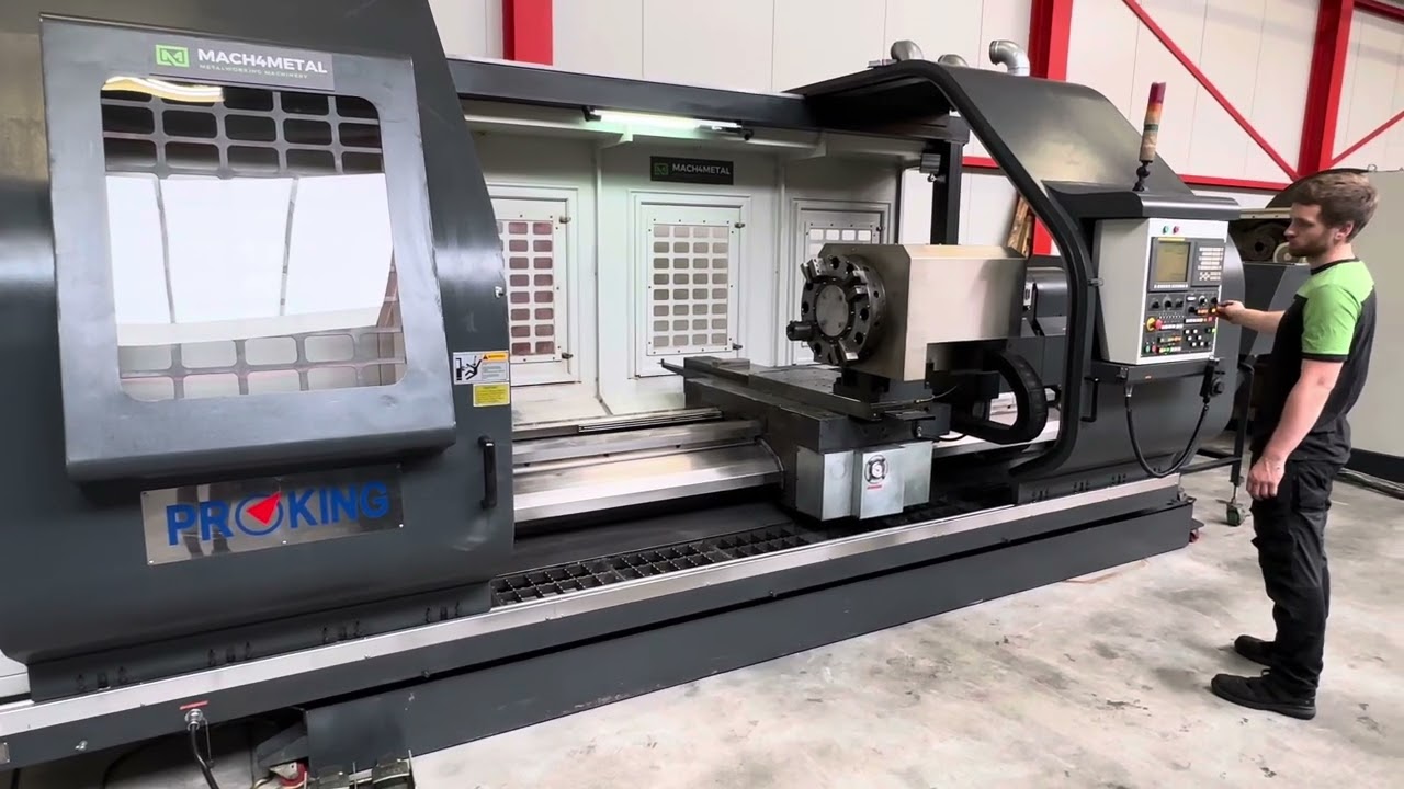 Pro King - LC 450 CNC Lathe with c-axis used | Mach4Metal