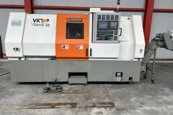 VICTOR - Vturn II-26 CNC lathe used | Mach4Metal
