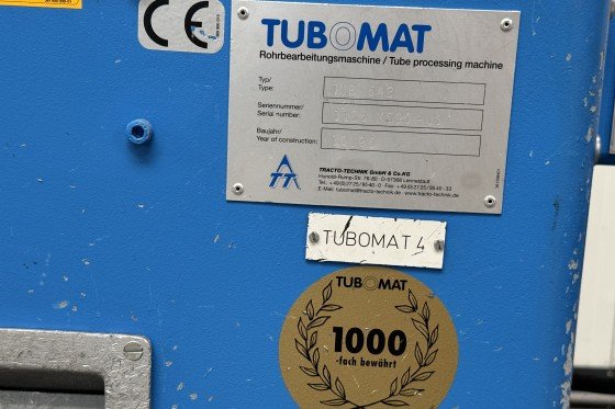 Tracto Technik - TUBOMAT Tube bending machine used | Mach4Metal