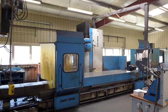 ZAYER - 30 KF 3000 Bed type milling machine used | Mach4Metal