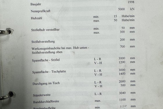 ANDRITZ KAISER - KSTU 5000 Mechanical press used | Mach4Metal