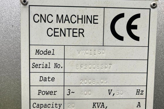 PINNACLE - VMC 1160 3-axis CNC machine (VMC) used | Mach4Metal