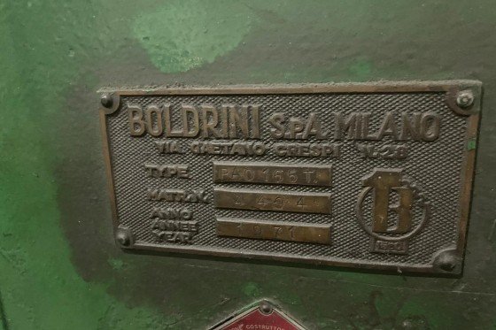 BOLDRINI - PAO 165 / 4700 Flanging and dishing machine used | Mach4Metal