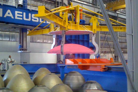 DS-Lifting - H-9000 Flanging and dishing machine used | Mach4Metal