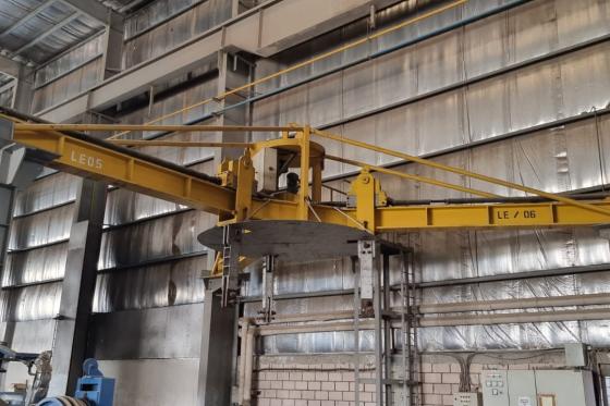 DS-Lifting - H-9000 Flanging and dishing machine used | Mach4Metal