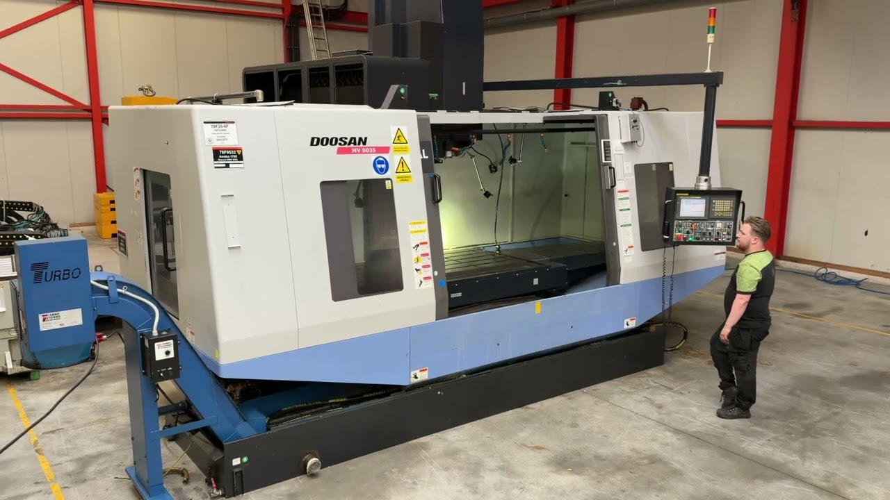 DOOSAN - MV 8035 3-axis CNC machine (VMC) used | Mach4Metal