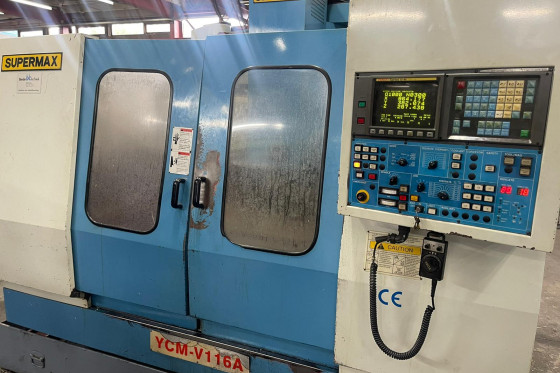 YCM Supermax - V-116A 3-axis CNC machine (VMC) used | Mach4Metal