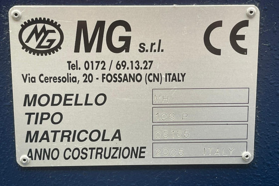 MG - MH 106 P 4 roll plate bender used | Mach4Metal