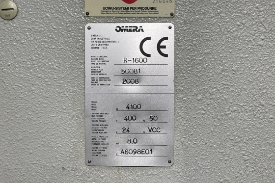 OMERA - R 1600 Trimming and bearding machine used | Mach4Metal