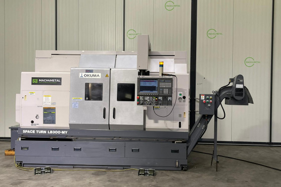 Okuma - Space Turn LB 300 MY CNC Lathe with y-axis used | Mach4Metal