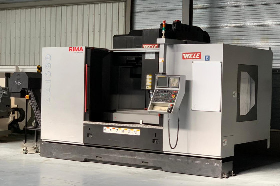 WELE - AA 1680 / FV 1680 3-axis CNC machine (VMC) used | Mach4Metal