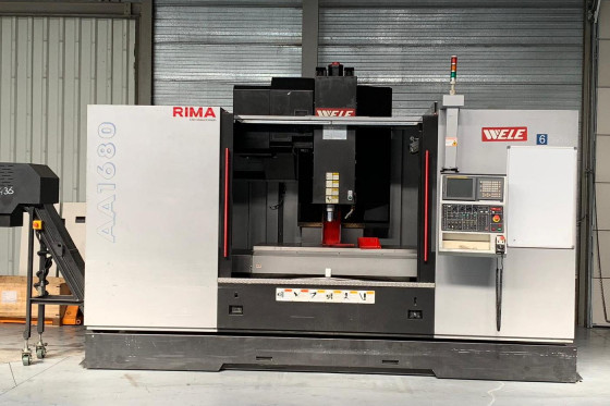 WELE - AA 1680 / FV 1680 3-axis CNC machine (VMC) used | Mach4Metal