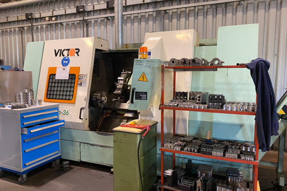VICTOR - V-Turn 36 CNC lathe used | Mach4Metal
