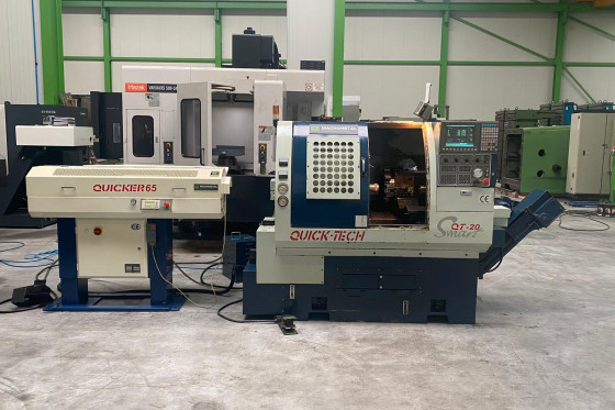 QuickTech - QT 20 Smart CNC lathe used | Mach4Metal